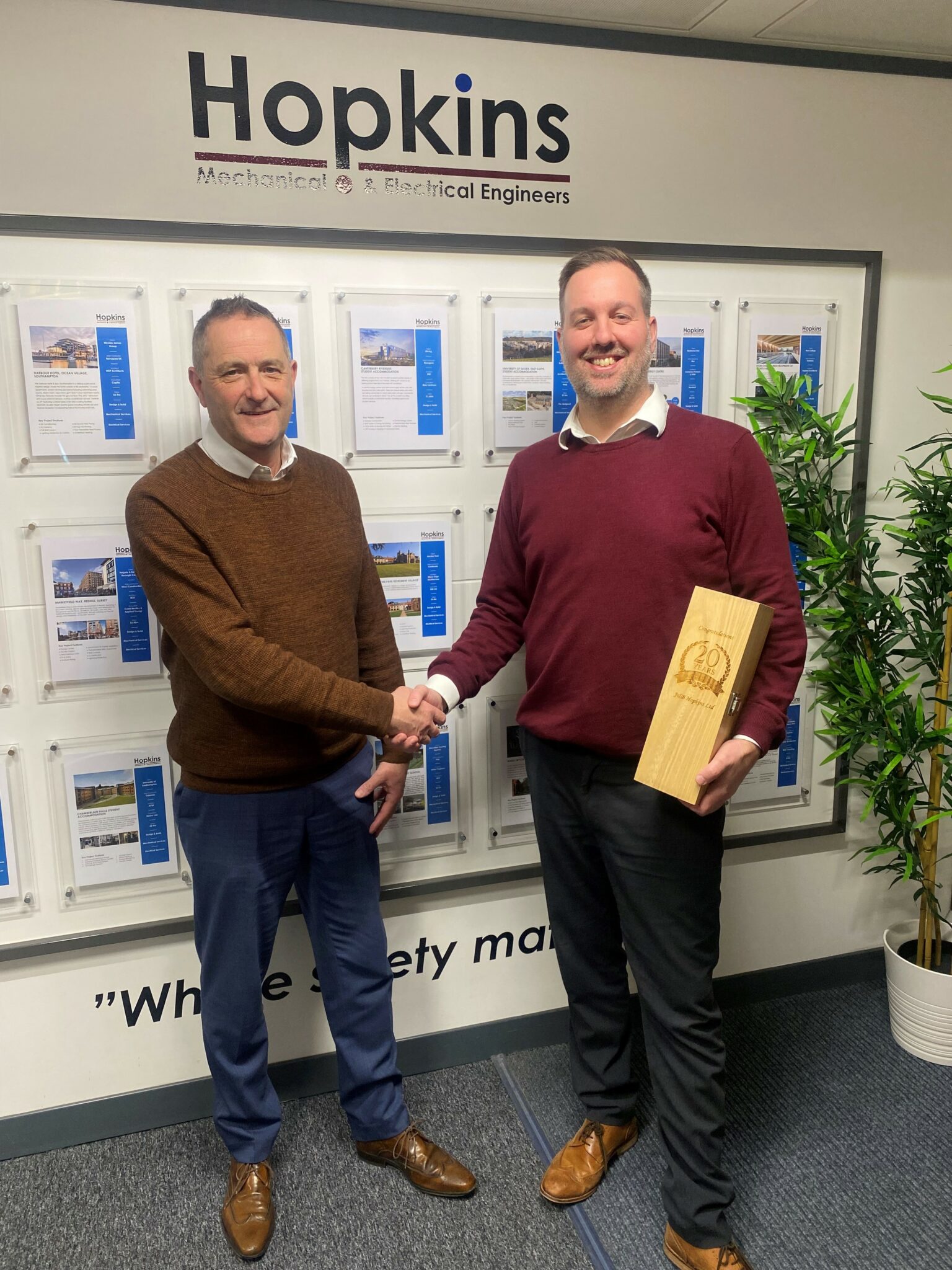 Jason Parker 20 years - J&B Hopkins