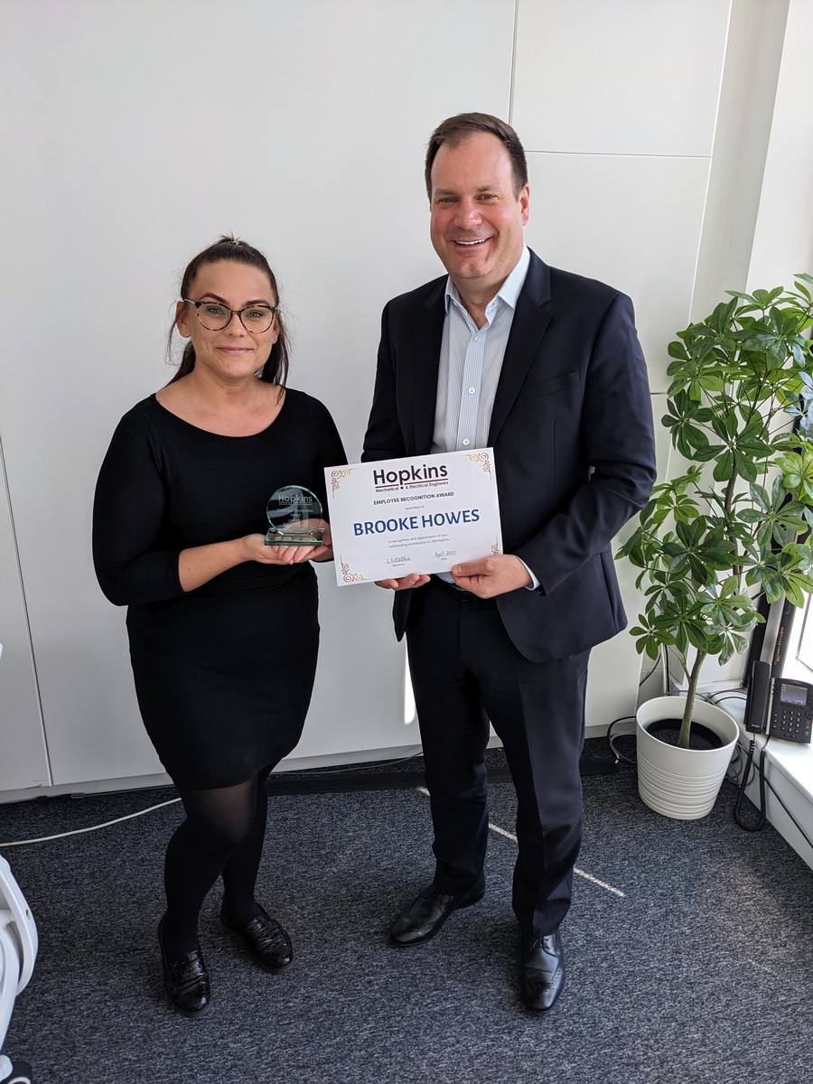 Employee Recognition - Brooke Howes - J&B Hopkins